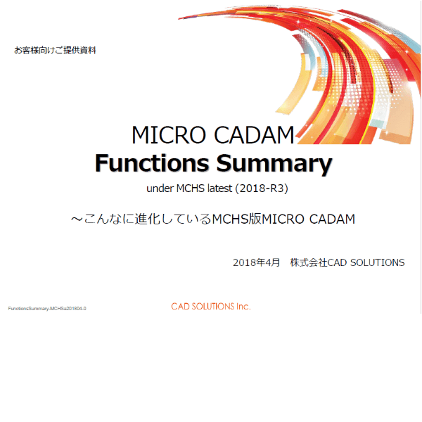 MICRO CADAM Helixファミリー製品 | CAD SOLUTIONS Inc.